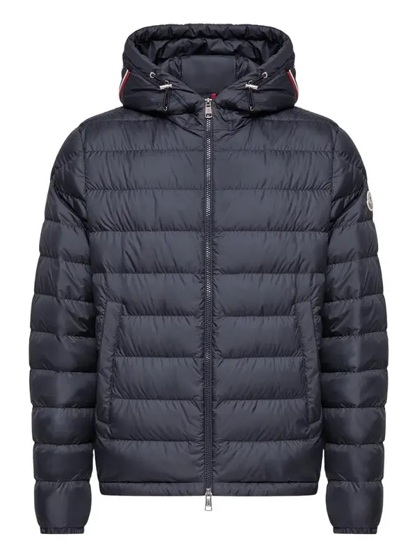 Moncler Vermeille Hooded Short Down Jacket - Blue