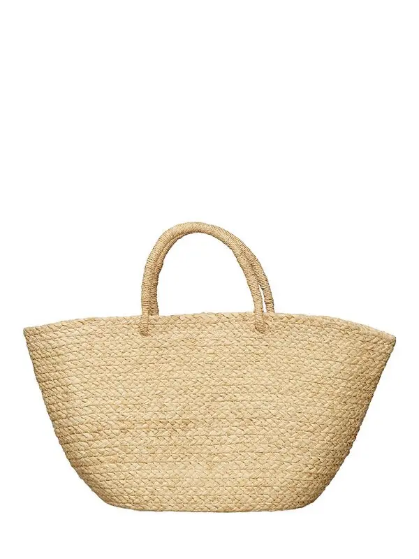 INDEGO AFRICA Braided Raffia Day Bag - Natural