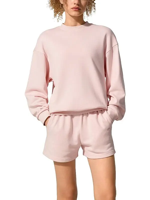 Lilysilk Crew Neck Sweatshirt - Blush-pink