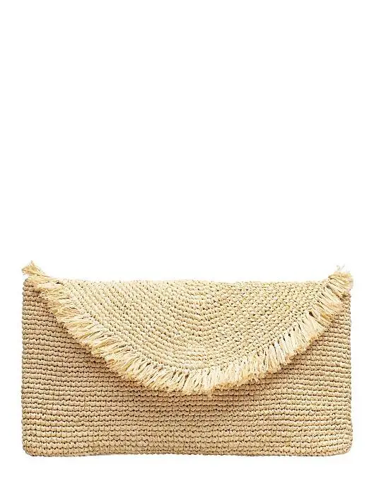 INDEGO AFRICA Umunsi Clutch - Natural