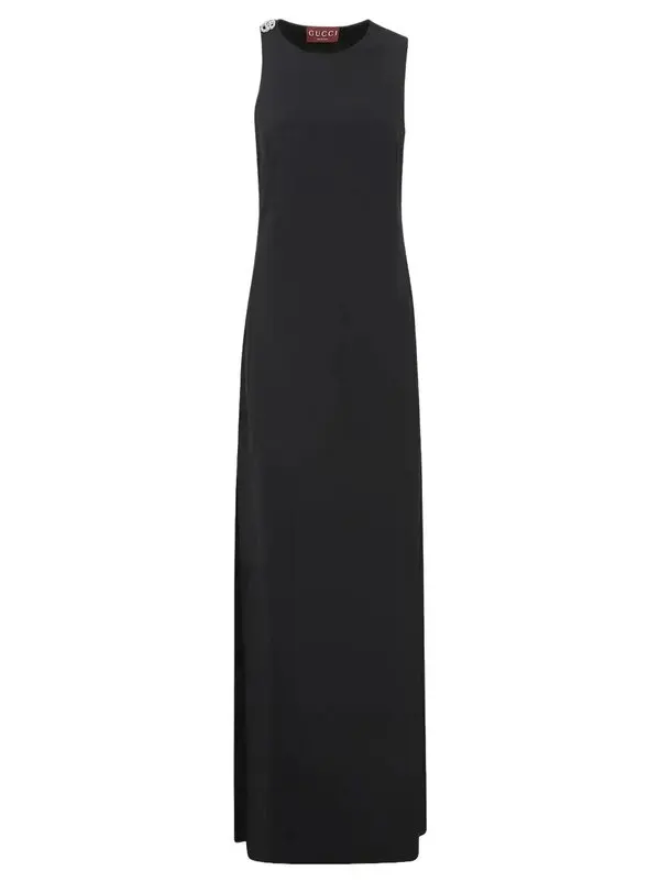 Gucci Double G-detail Maxi Dress - Black