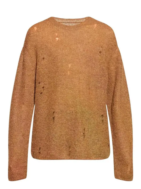 ALLSAINTS Edgin Distressed Sweater - Brown