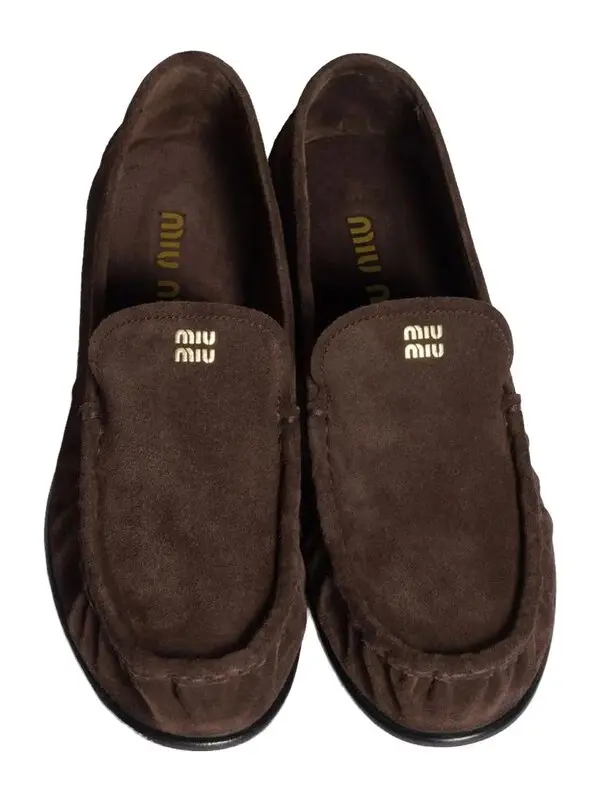 Miu Miu Suede Loafers - Moro