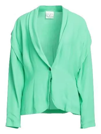 FORTE_FORTE Crepe Blazer - Green