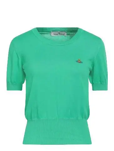 VIVIENNE WESTWOOD Knitted Cotton Sweater - Green