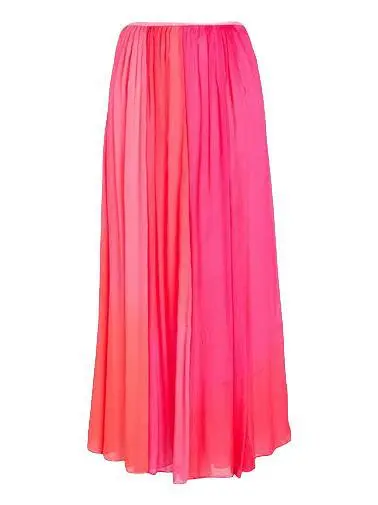 FORTE_FORTE Maxi Flared Skirt - Pink