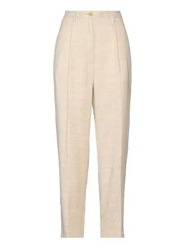 FORTE_FORTE Tapered Leg Pants - Beige