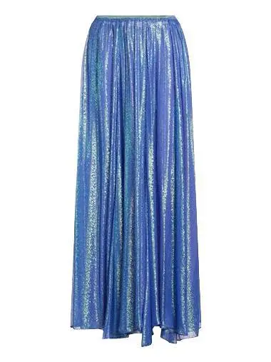 FORTE_FORTE Maxi Cupro Skirt - Blue