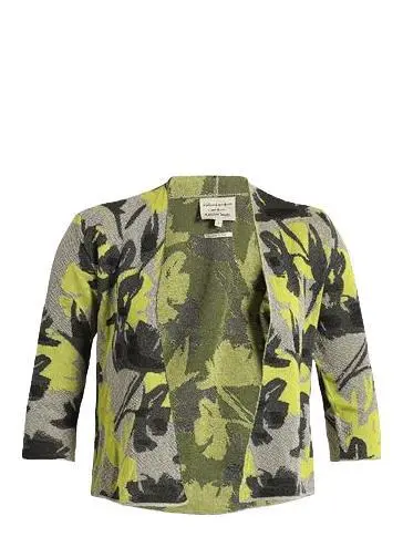 ALESSIA SANTI Jacquard Knit Cardigan - Green