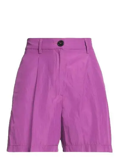 FORTE_FORTE Tailored Bermuda Shorts - Purple