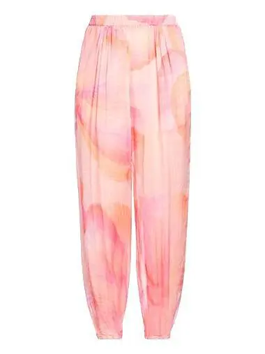 FORTE_FORTE Crepe Track Pants - Salmon Pink