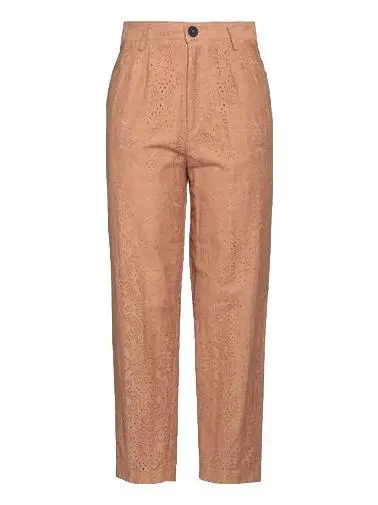 FORTE_FORTE Tapered Cotton-blend Pants - Beige