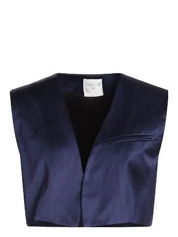 FORTE_FORTE Tailored Vest - Navy