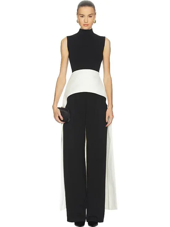 ET OCHS Beckett Knit Combo Top - Black & Ivory