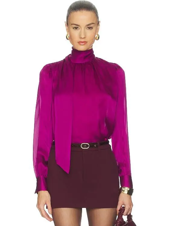 Ulla Johnson Ornament Blouse - Mulberry
