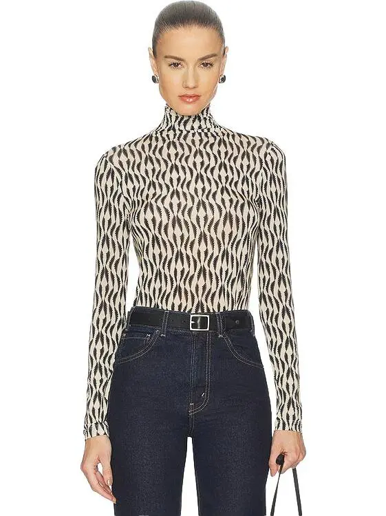Ulla Johnson Aurelia Turtleneck Top - Silhouette