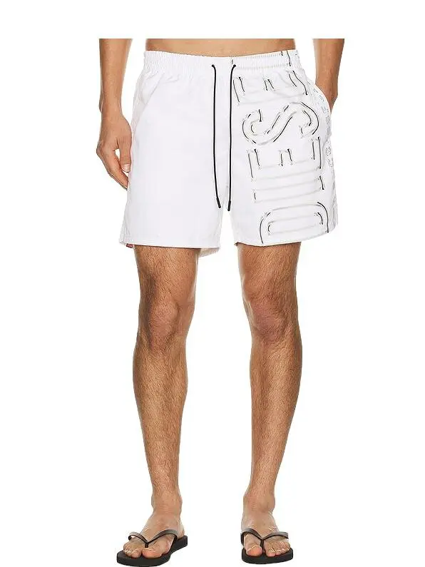 Diesel Soccer Boardshort - White
