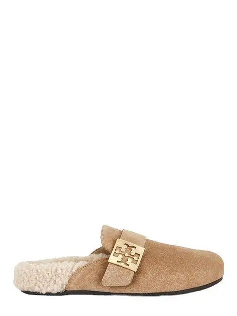 Tory Burch Mellow Shearling Mule - Noisette & Taupe