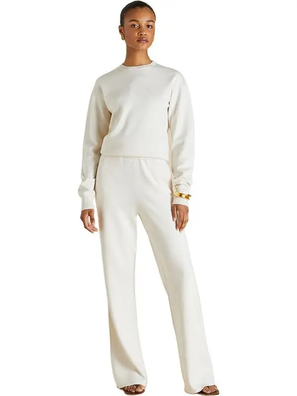 Olivia Von Halle Carmel Alaska Ivory Knitwear - White