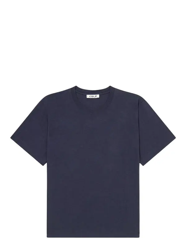 CDLP Lyocell And Pima Cotton-blend Jersey T-shirt - Blue