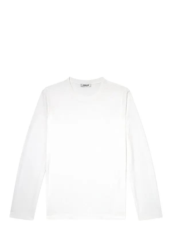 CDLP Lyocell And Pima Cotton-blend Jersey T-shirt - White