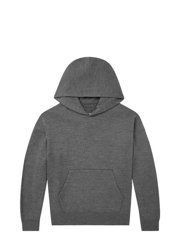 Visvim Jumbo Wool Hoodie - Gray