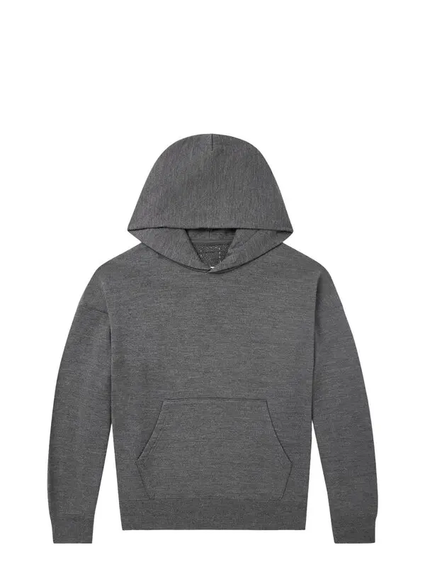 Visvim Jumbo Wool Hoodie - Gray