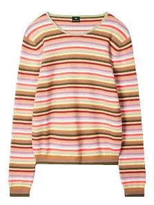 Paul Smith Scoop Neck Striped Sweater - Multicolour