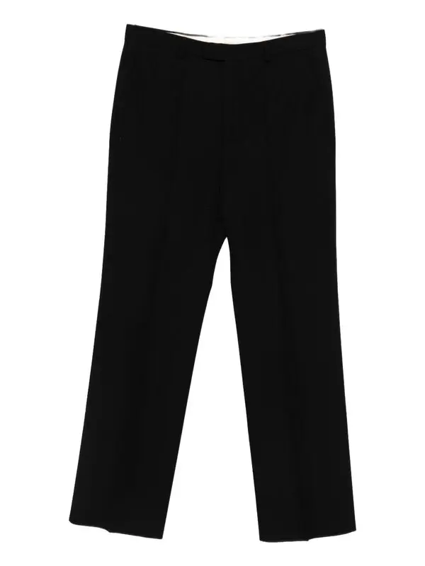 Valentino Garavani Wool Formal Trousers - Black