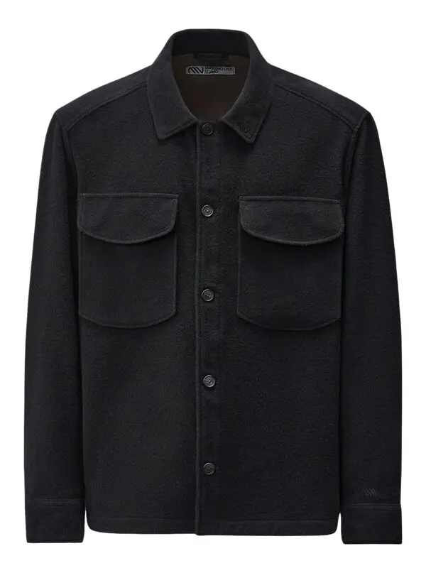 MASSIMO OSTI STUDIO Cloth Overshirt - Black