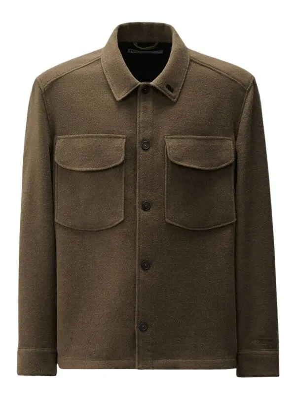 MASSIMO OSTI STUDIO Cloth Overshirt - Green