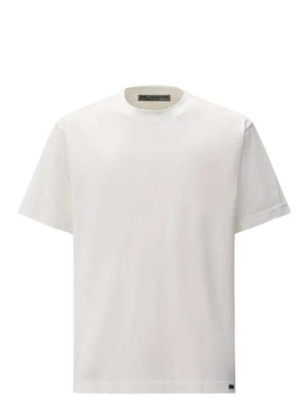 MASSIMO OSTI STUDIO Short Sleeves T-shirt - White