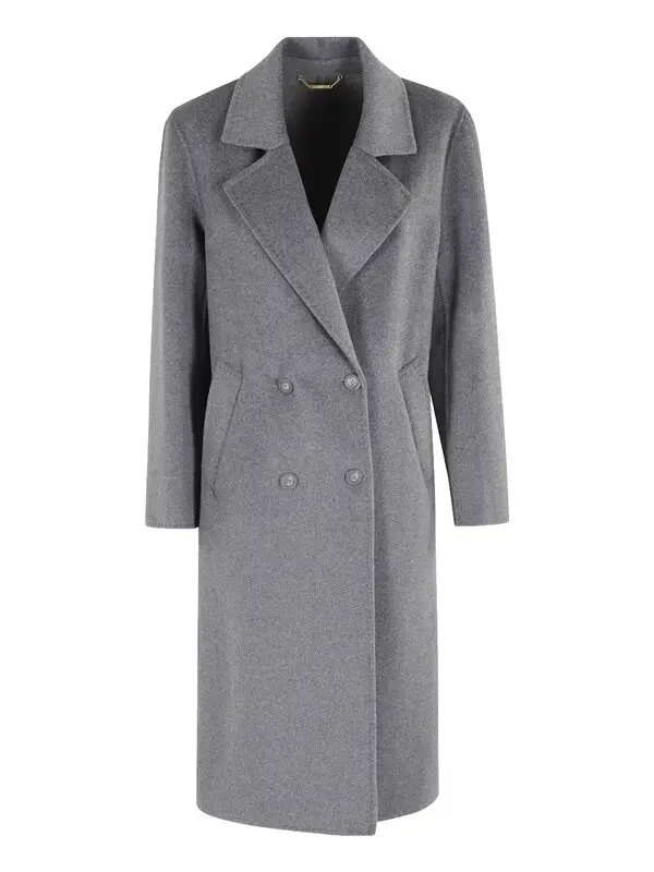 Seventy Double-breasted Buttoned Coat - Grey