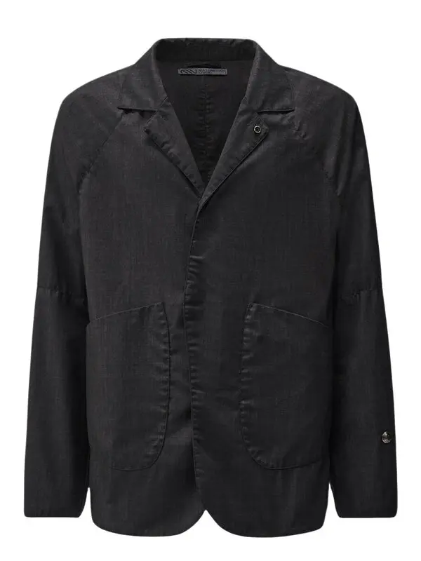 MASSIMO OSTI STUDIO Wool Twill Jacket - Black