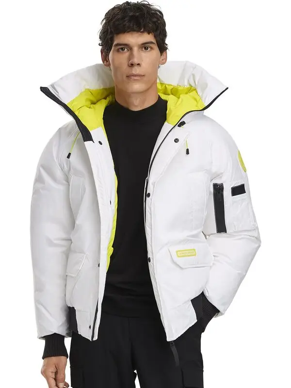 Canada Goose Chilliwack Bomber - White/electric Yellow