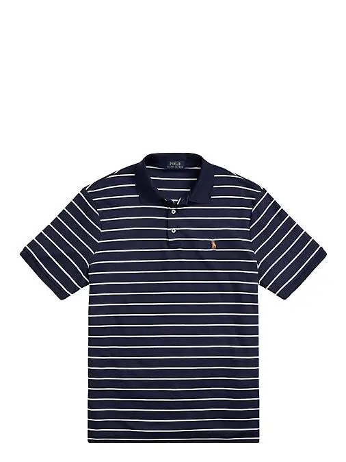 Polo Ralph Lauren Striped Regular-fit Cotton Polo Shirt - Rfind Navy