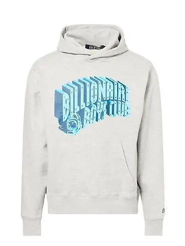 BILLIONAIRE BOYS CLUB 3d Arch Popover Relaxed-fit Hoodie - Heather Grey