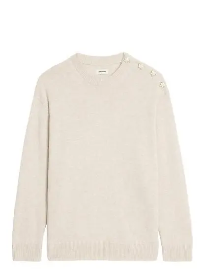 Zadig&Voltaire Merino-wool And Cashmere Jumper - Cream