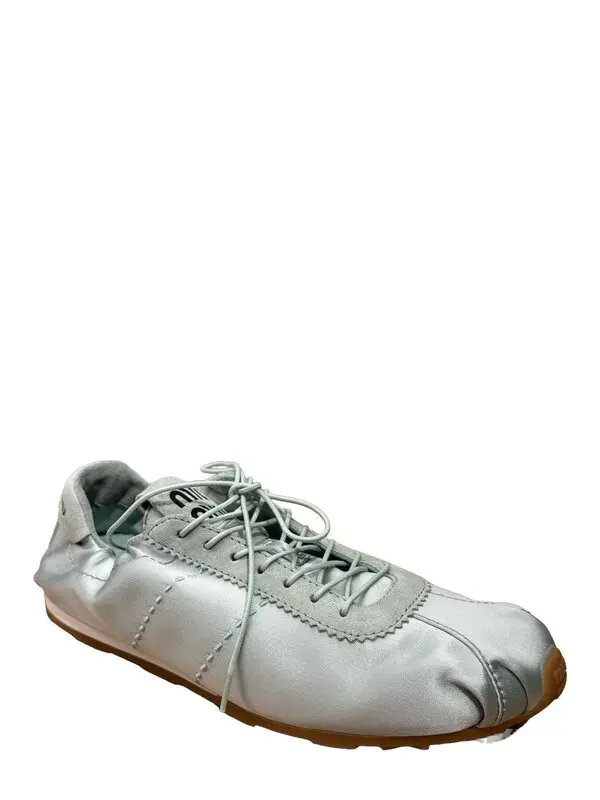 Miu Miu Satin Sneaker - Light Blue