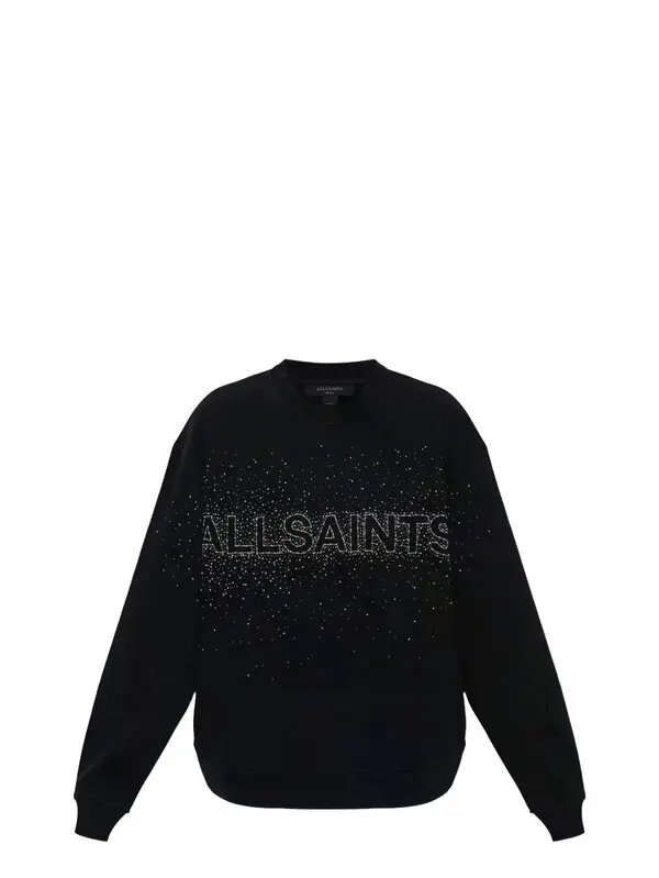 ALLSAINTS Logo Embellished Sweatshirt - Black