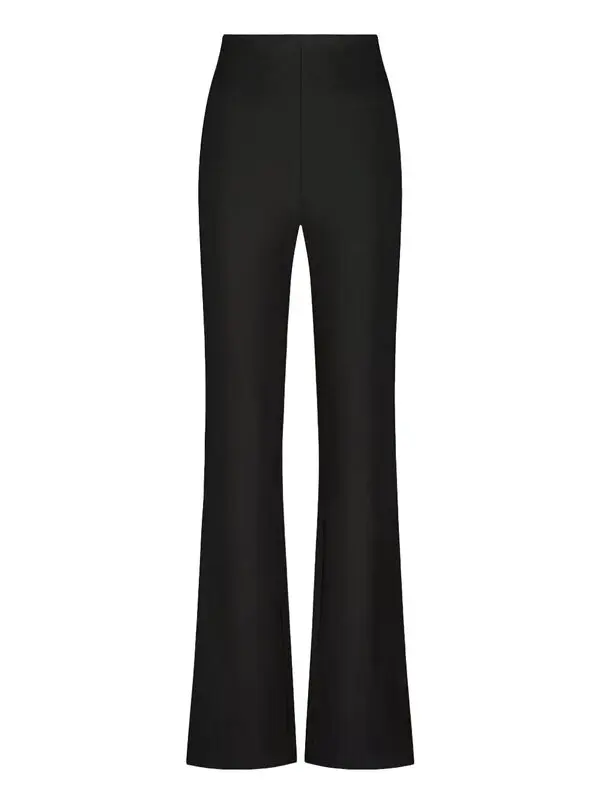 MARCELLA Pearson Side-slit Trousers - Black