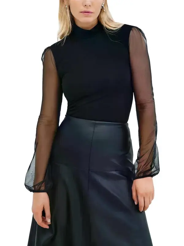 MARCELLA Liv Long-sleeve Top - Black