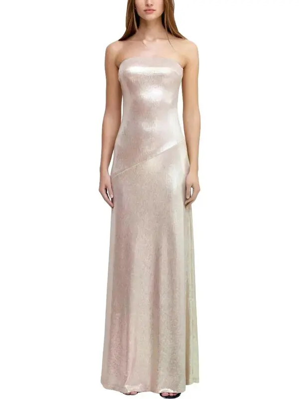 MARCELLA Ciel Strapless Maxi Dress - Neutrals