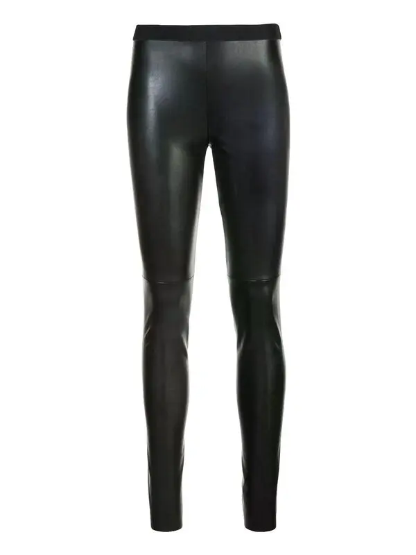 MARCCAIN Leather-look Leggings - Black