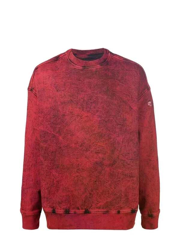 DIESEL® Crew Neck Sweatshirt - Red