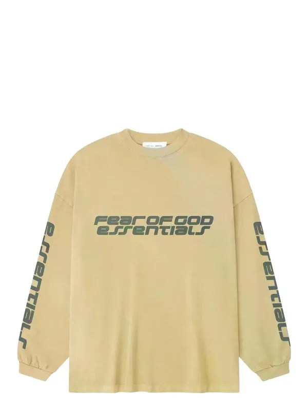 Fear Of God 90s" Printed Long Sleeve T-shirt - Yellow
