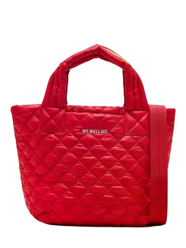 Mz Wallace Mini Metro Deluxe Quilted Tote - Red