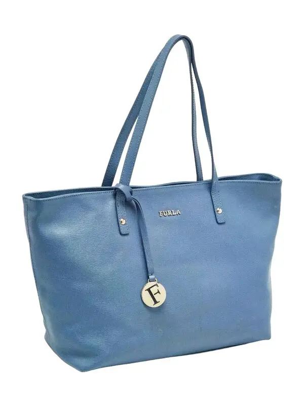 Furla Leather Tote - Blue