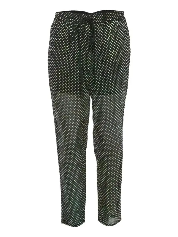 Valentino Garavani Drawstring-waist Trousers - Black