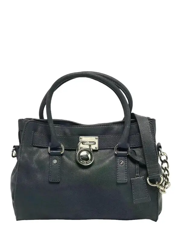 Michael Kors Hamilton Leather Tote - Blue